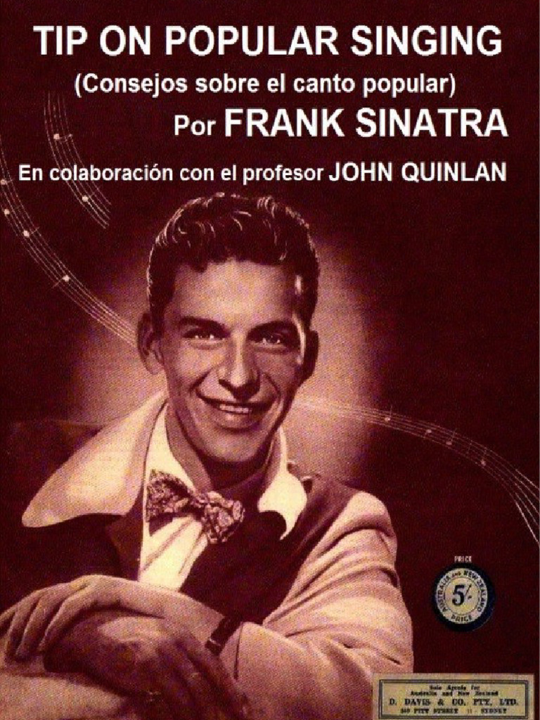SINATRA Frank - Consejos Sobre El Canto Popular | PDF