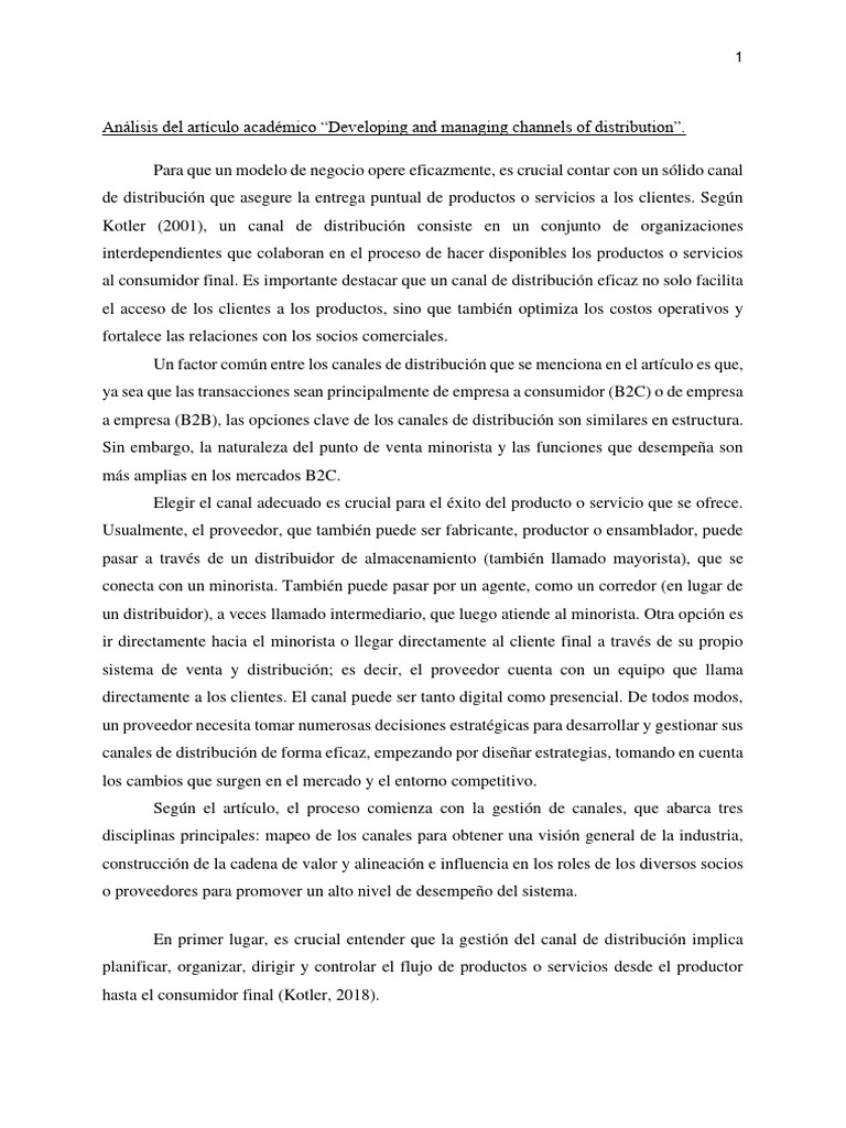 Ensayo para modelo de negocios | PDF | Business | Mercado (economía)