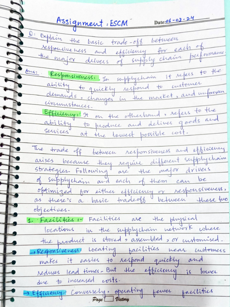 Escm Assignment 1 | PDF