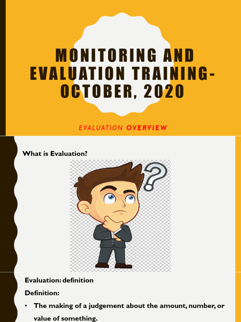 Understanding Evaluation Types and Purpose | PDF
