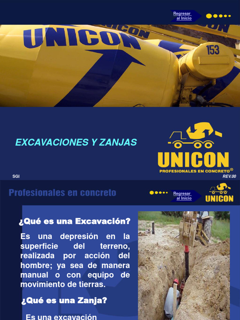 16.- EXCAVACIONES Y ZANJAS - VER. 02 | PDF