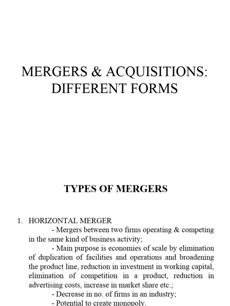 3.m&a Forms | PDF