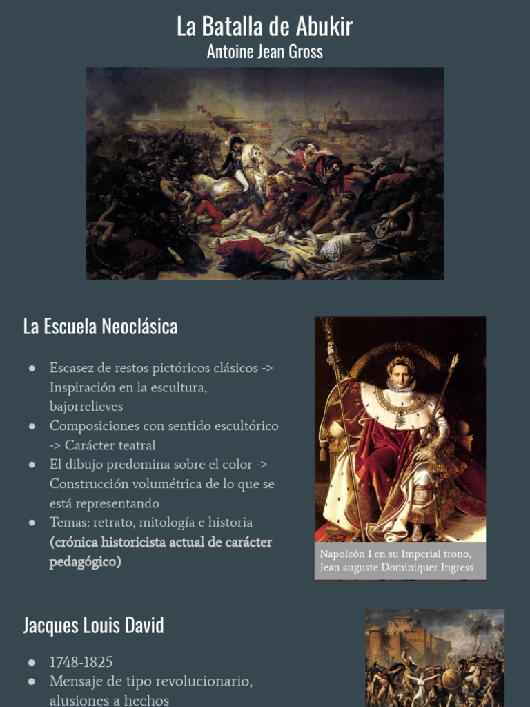 La Batalla de Abukir Antoine Jean Gross | PDF