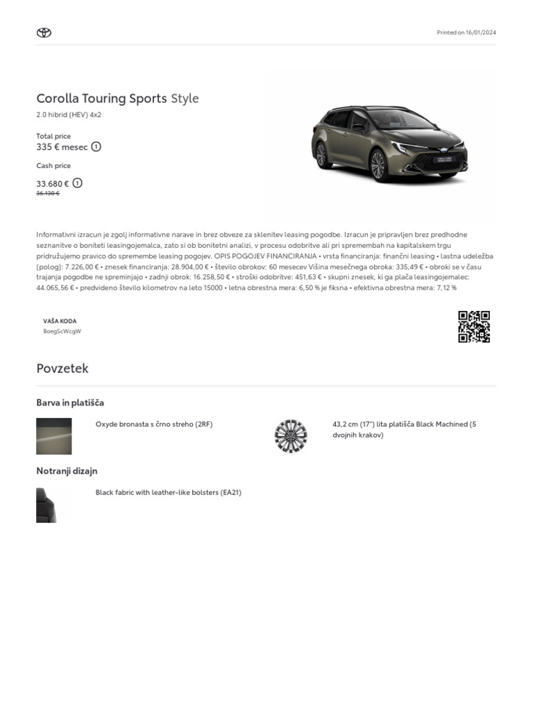 Corolla Ts2,o Style Bronzarjava | PDF