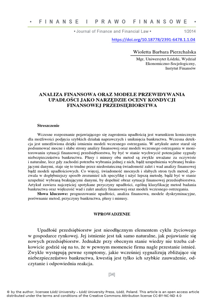 Finanse I Prawo Finansowe | PDF