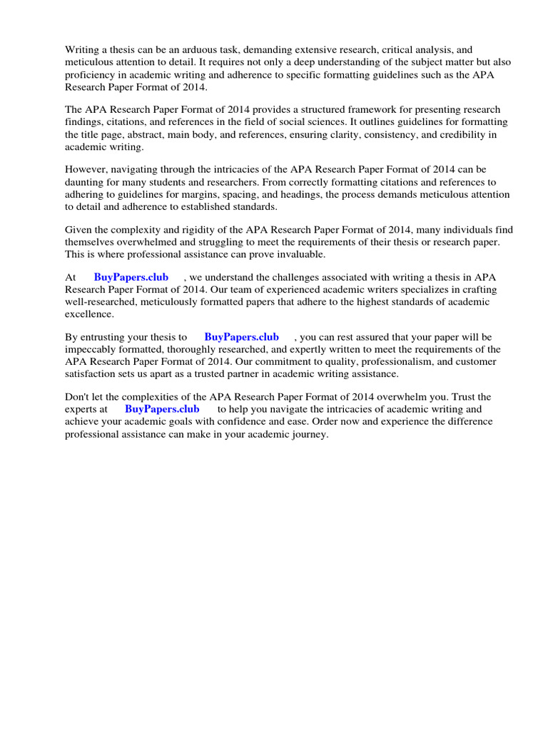 Apa Research Paper Format 2014 | Download Free PDF | Apa Style ...