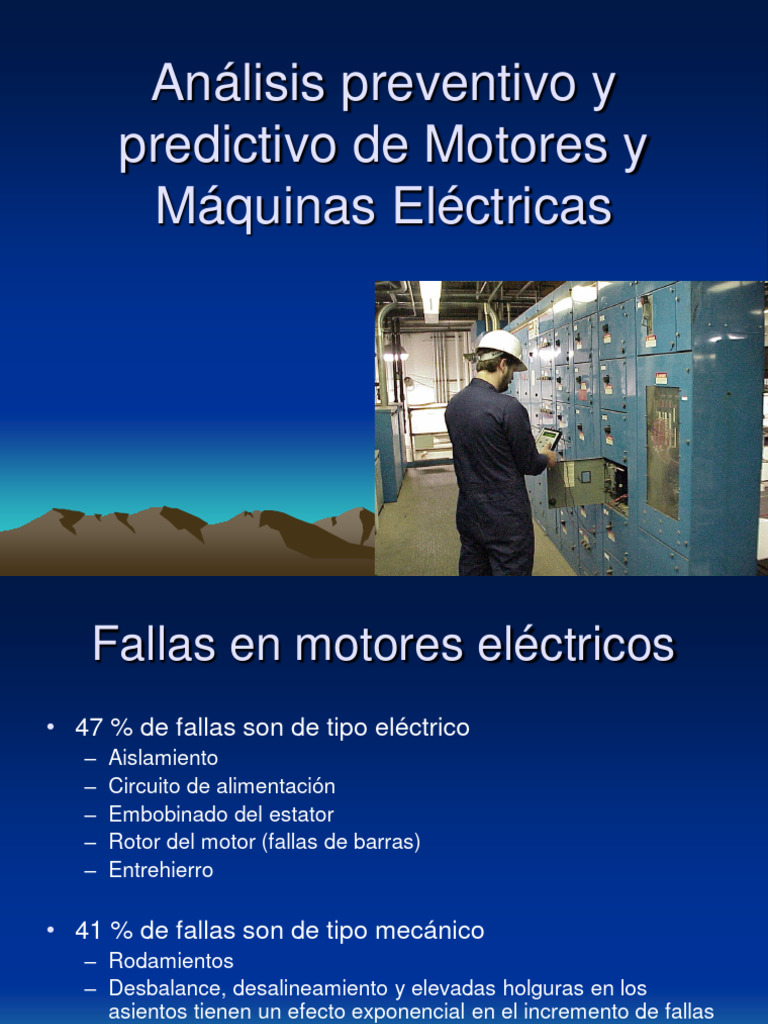 Mantenimiento Elã©ctrico - Motores | PDF