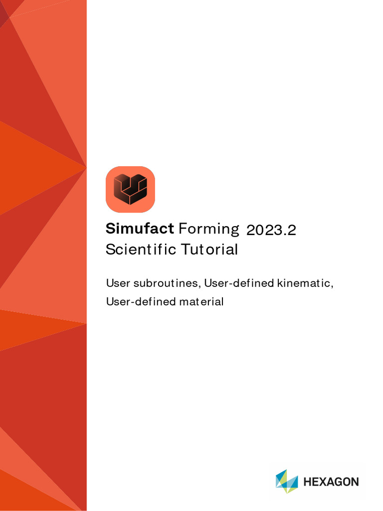 Simufact Forming 2023.2 Scientific Tutorial | PDF | Control Flow ...
