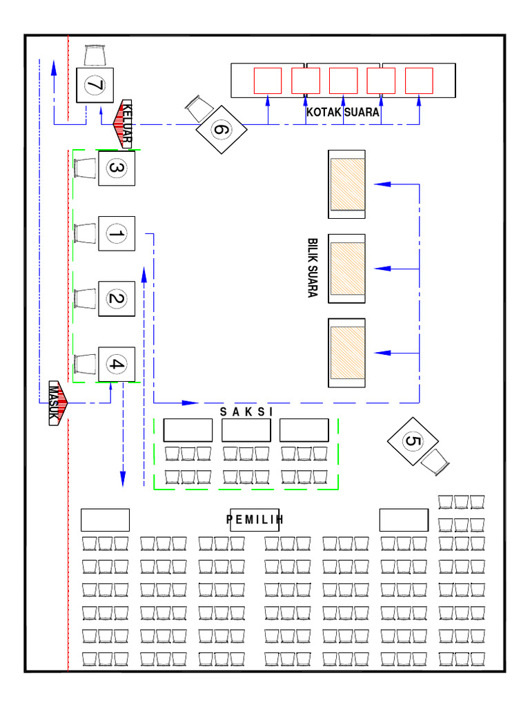 Denah & Tugas KPPS | PDF