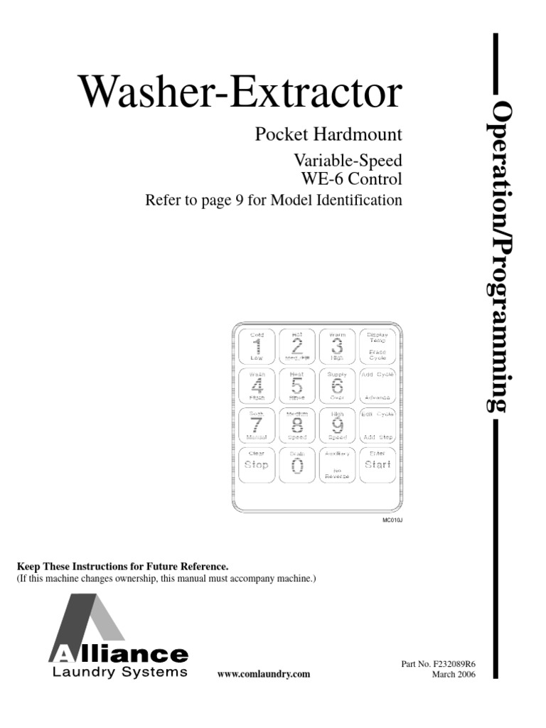 Alpm F232089en | PDF | Washing Machine | Alternating Current