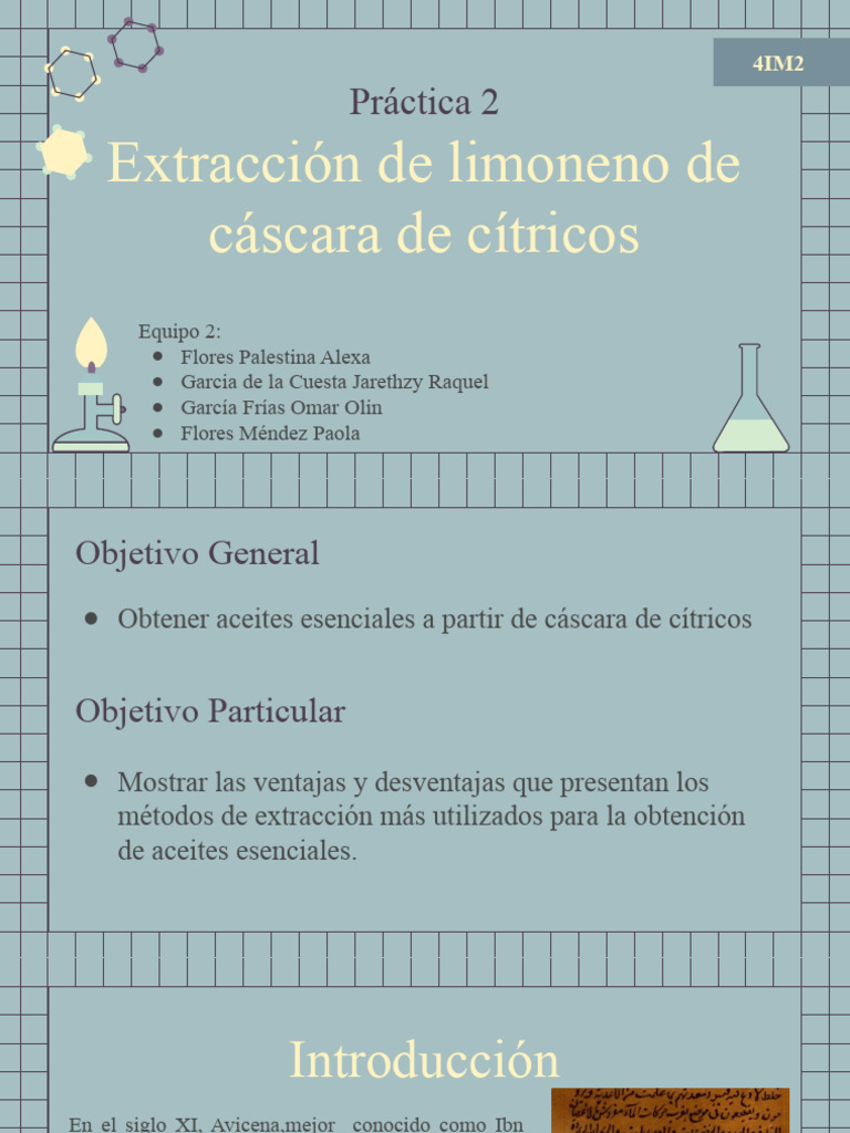 Seminario Limoneno | PDF | Polaridad química | Solubilidad