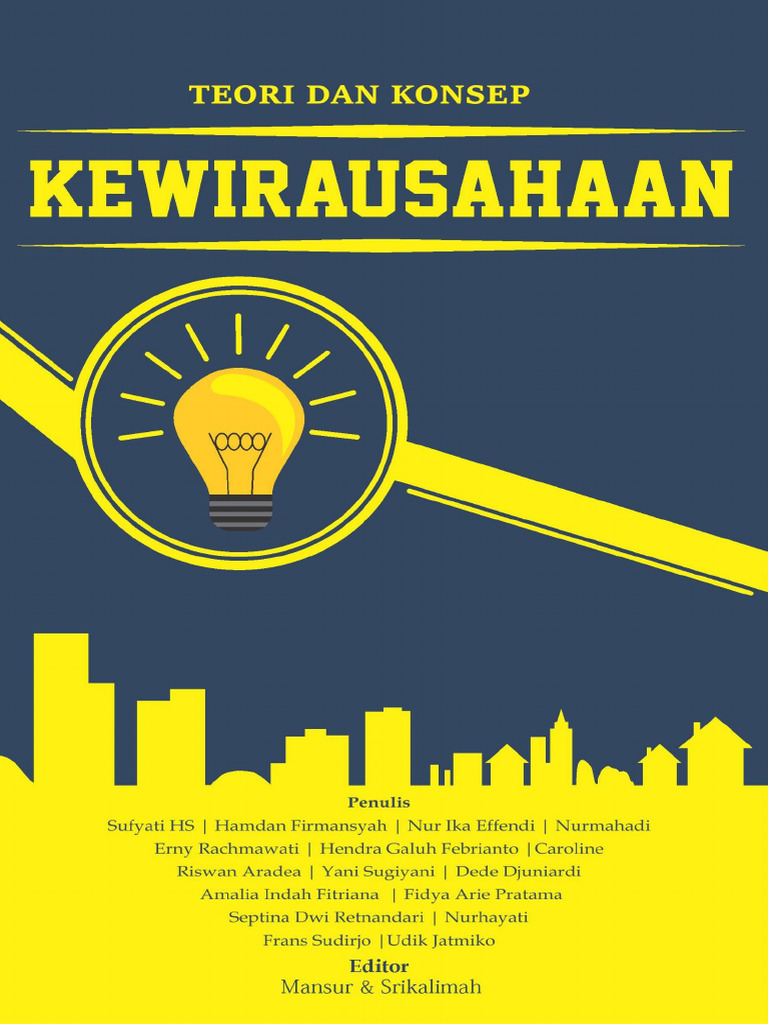 1 Ebook - Teori Dan Konsep Kewirausahaan | PDF