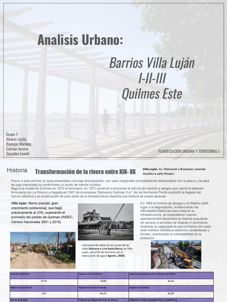 Analisis Urbano Barrio Lujan 1 a 3 | PDF | Geografía Física | Hidrología