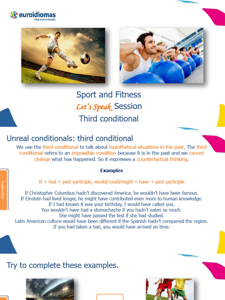 Third Conditional in Sports | PDF | Thought | Linguistics