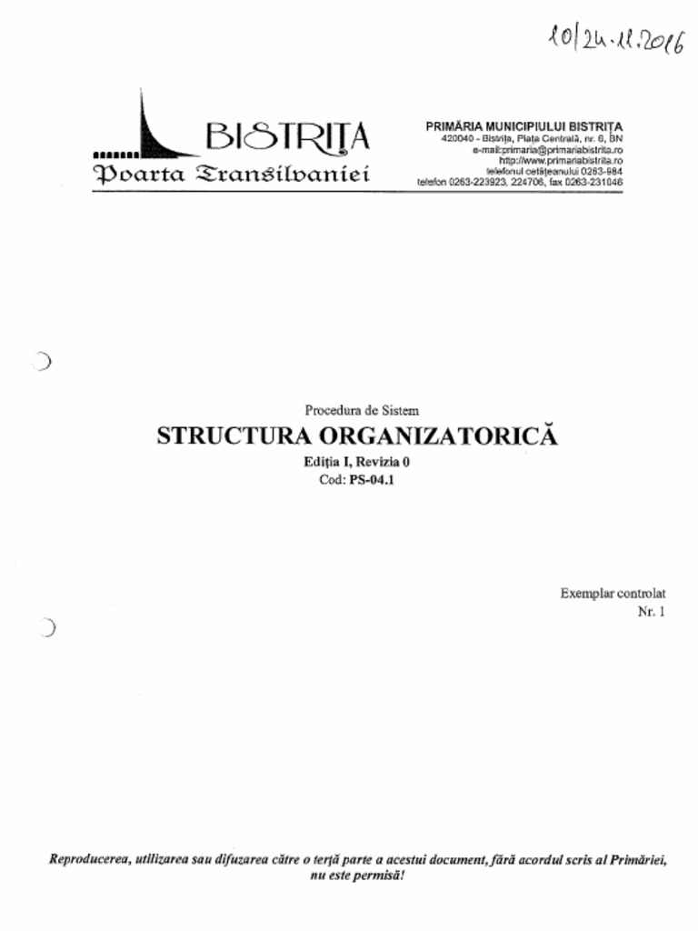 PS Structura Organizatorica | PDF PS Structura Organizatorica | PDF