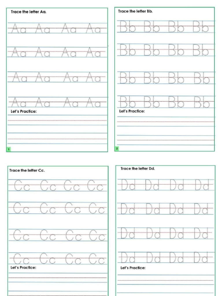 TRACING ALPHABET A-Z | PDF