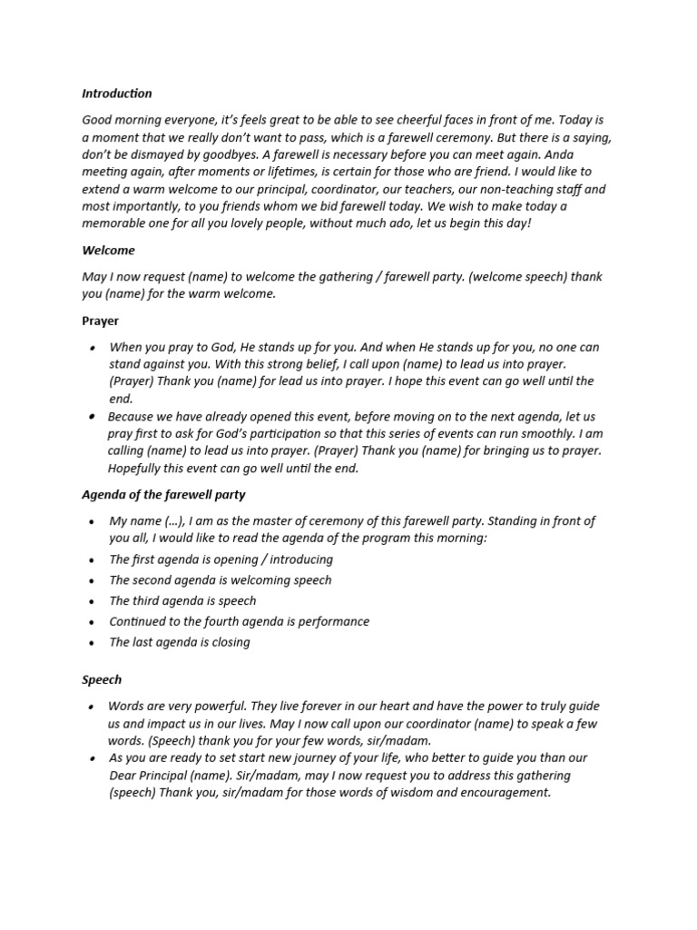 Farewell Party | PDF | Prayer | Propositional Attitudes