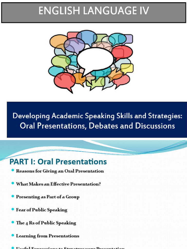 Oral Presentation Guidelines | PDF | Public Speaking | Microsoft Power ...