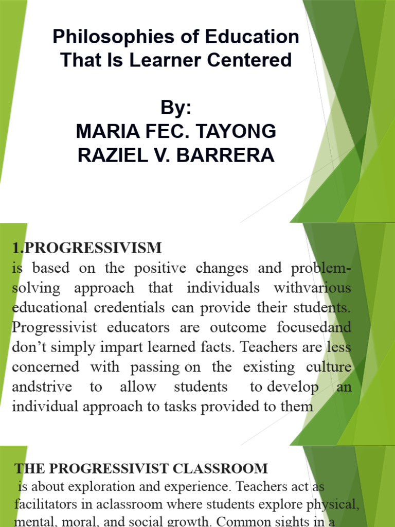 Learner Centered Pdf Constructivism Philosophy Of Education Learning