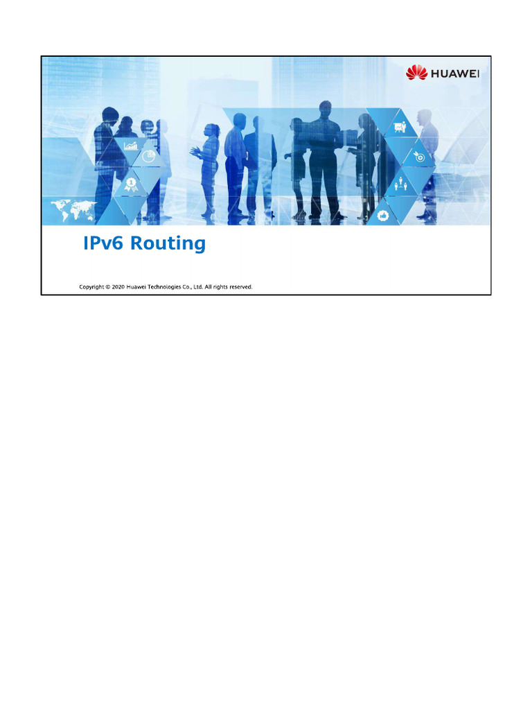 3-IPv6 Routing | PDF