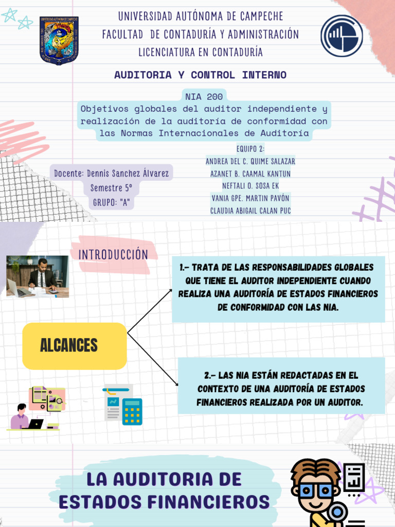 NIA 200 Objetivos Globales Del Auditor Independiente y Realización de La Auditoría de ...