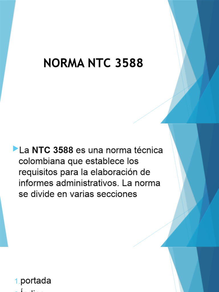 Norma NTC 3588 | PDF