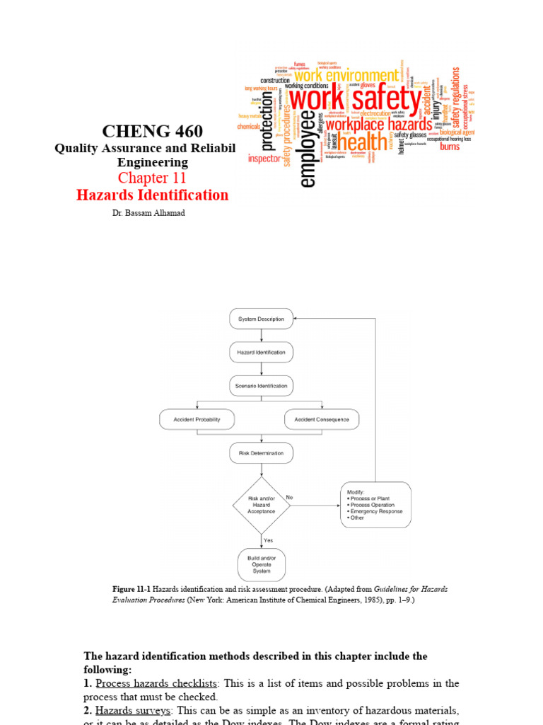 Ch11 and 12 Risk Assessment and Reliability Engineering 2023 | PDF | Technology & Engineering