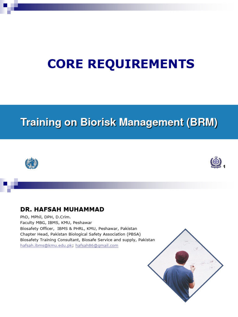 WHO - Core Requirments - Hafsah | PDF | Laboratories | Personal ...