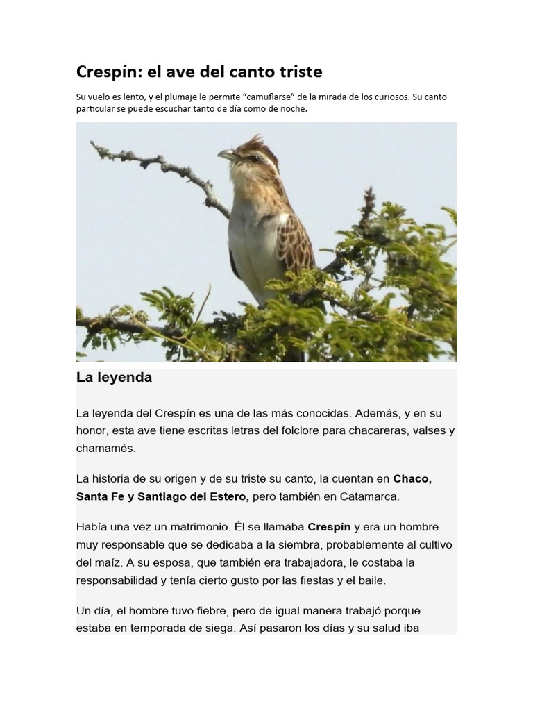 Leyendas Del Crespin Unico | PDF