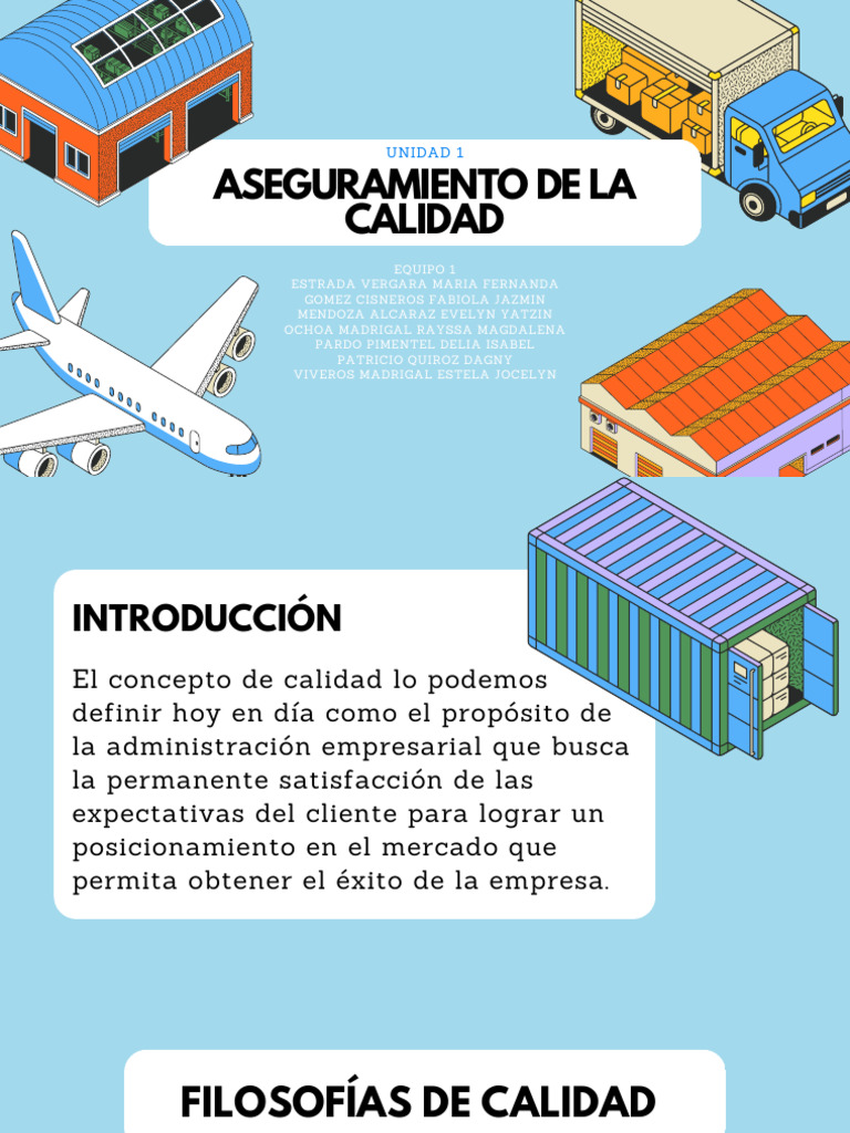 Ev-U1-Exposicion Equipo 1-1 | PDF | Calidad (comercial) | Gestión de la calidad