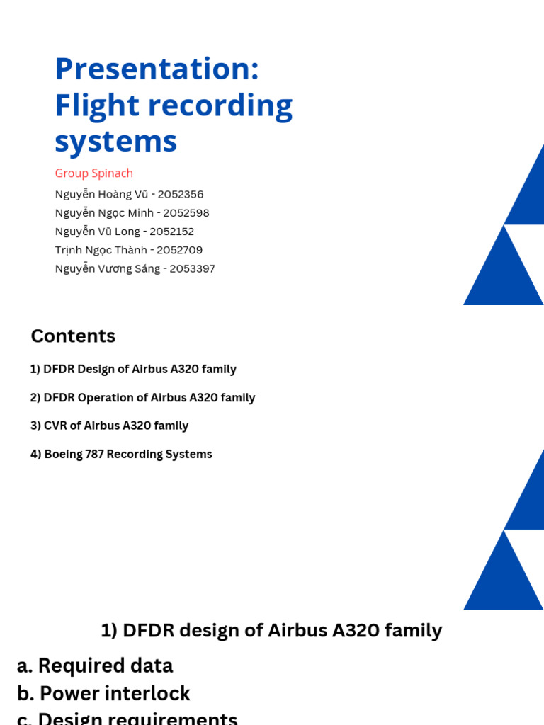 Boeing 787 Flight Recorder Overview | PDF
