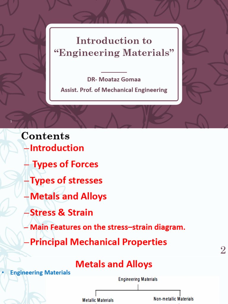 2 - MEC 052 Introduction To Engineering Materials PDF | PDF | Deformation (Engineering) | Ductility