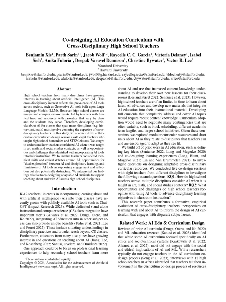 Eaai 2024 | PDF | Artificial Intelligence | Intelligence (AI) & Semantics