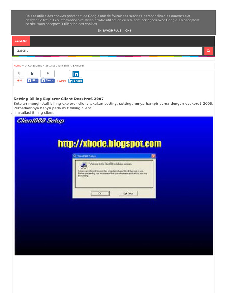 Panduan Setting Client | PDF | Komputer