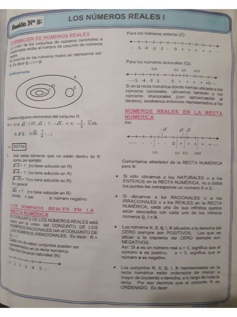 Numeros Reales I Alberto Huarcaya Rocca 2B | PDF