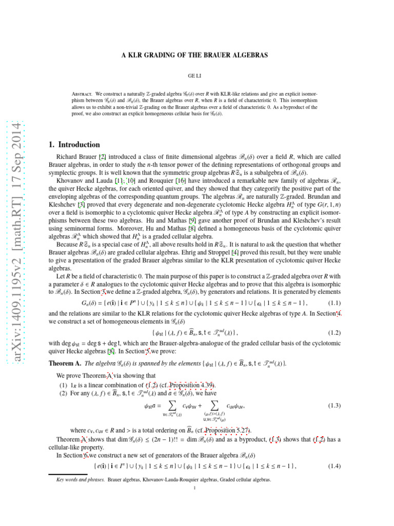 Ge Li | PDF | Field (Mathematics) | Module (Mathematics)