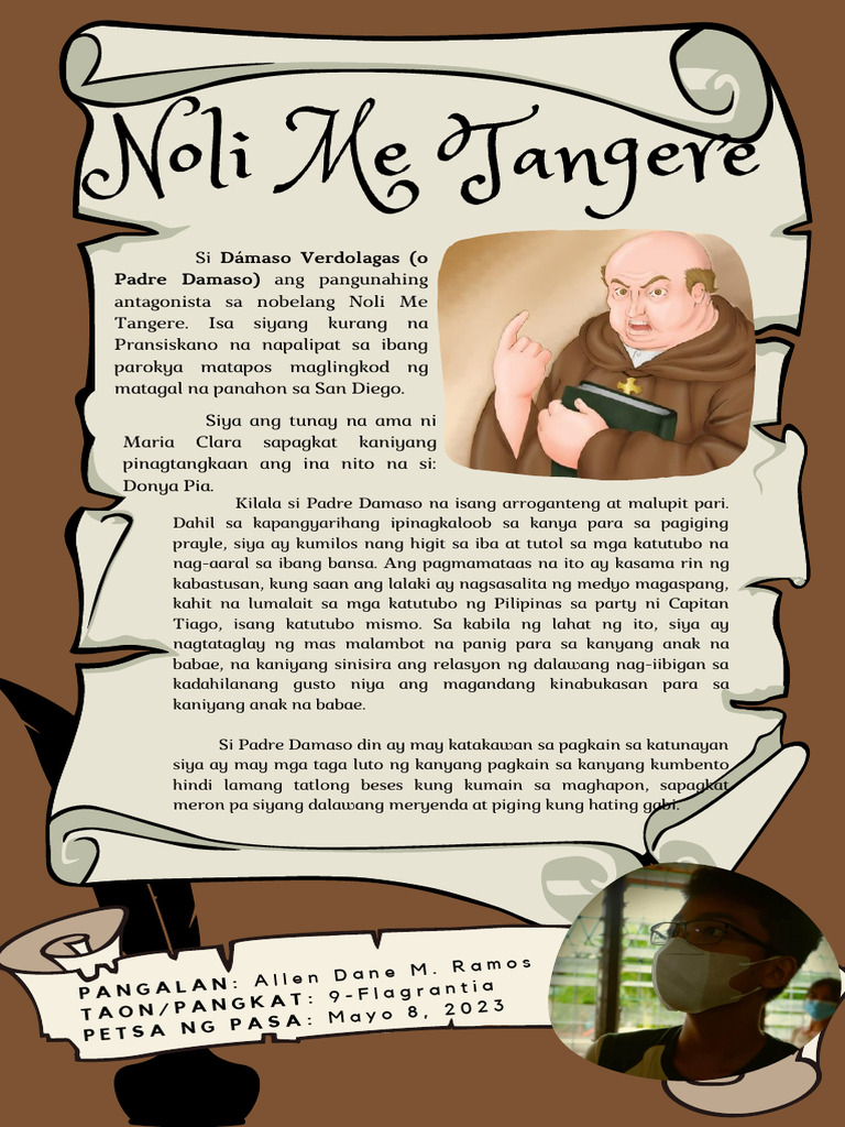 Noli Me Tangere: Si Dámaso Verdolagas (O | PDF