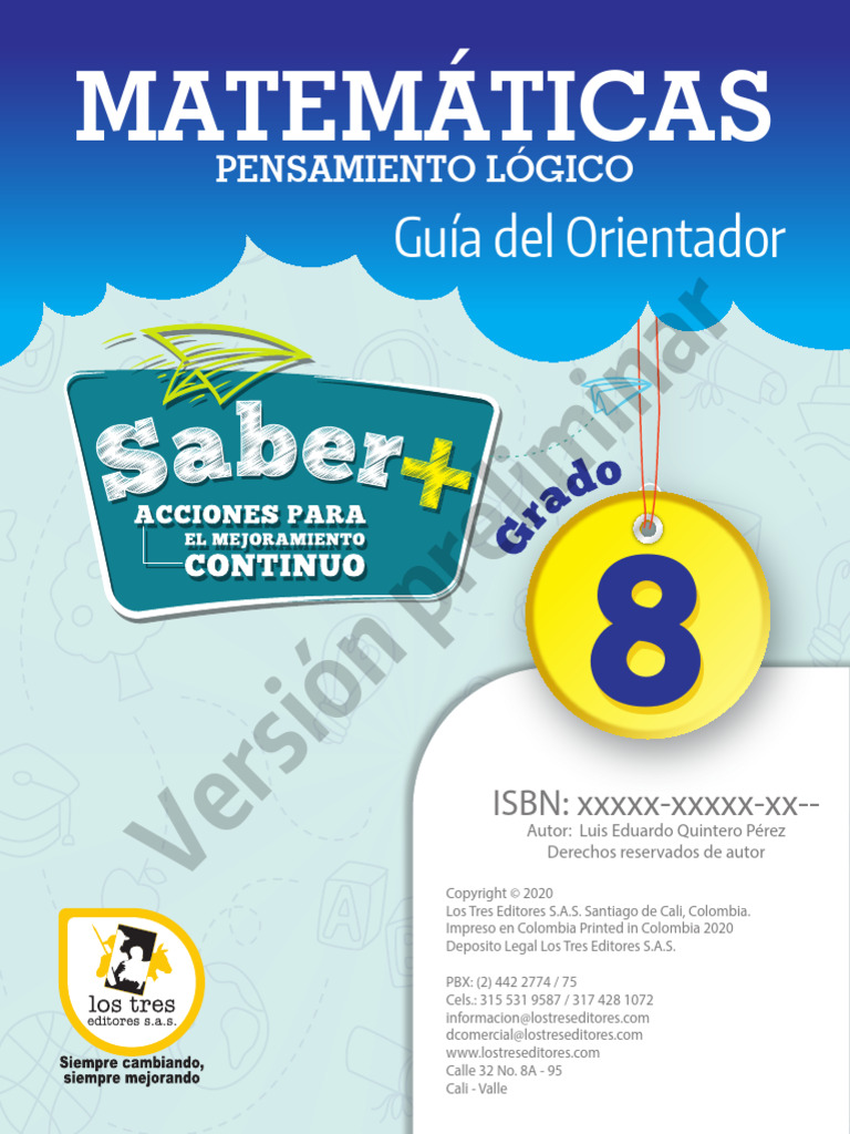 Guia de Docente Matematicas Grado 8° | PDF | Aprendizaje | Plan de estudios