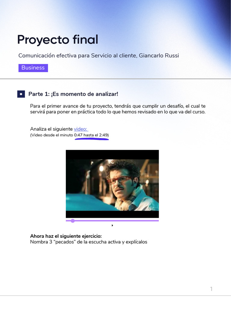 Proyecto Final Del Modulo de Comunicacion Efectiva Fany | PDF