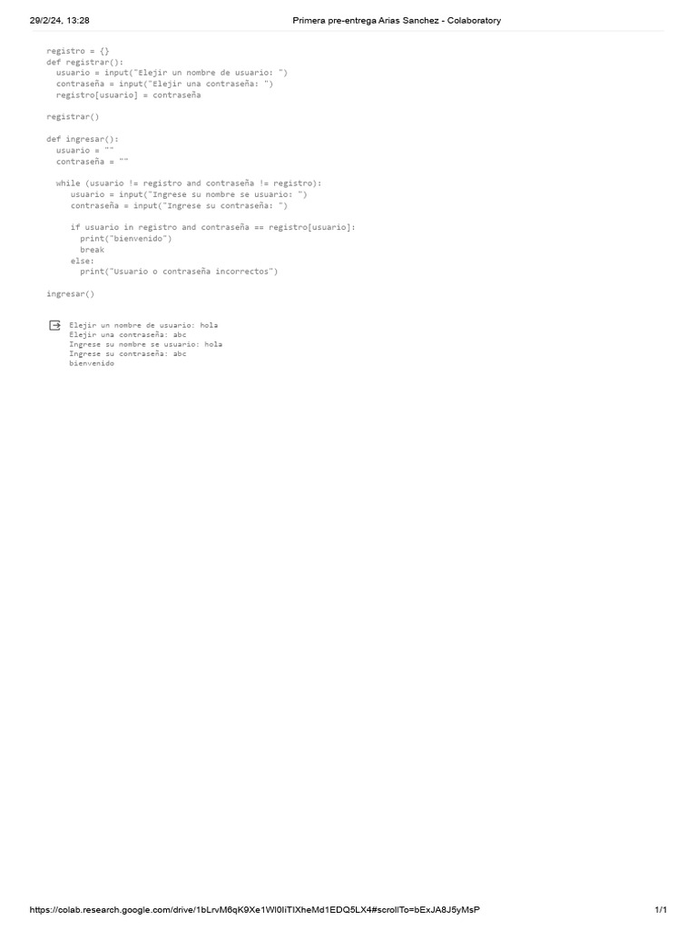 python ejercicio | PDF