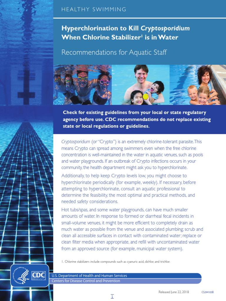 Hyperchlorination To Kill Crypto When Chlorine Stabilizer Is in The ...