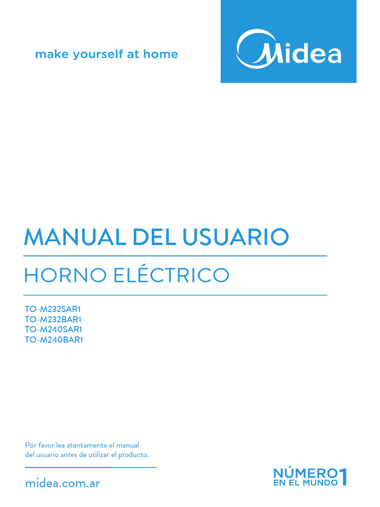 Manual Del Usuario Horno To M232240SAR1 | PDF | Enchufes y tomas de corriente alterna | Descarga ...