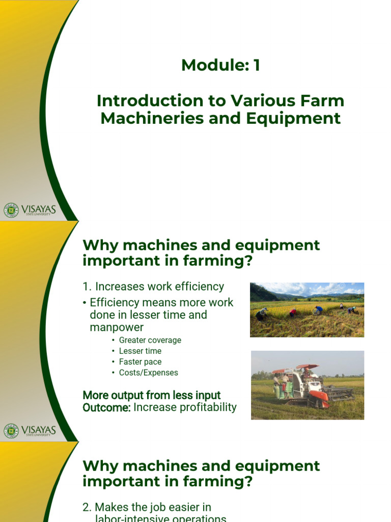 Lesson 1.1. Crop Production - 1-8-24 | PDF | Plough | Sowing