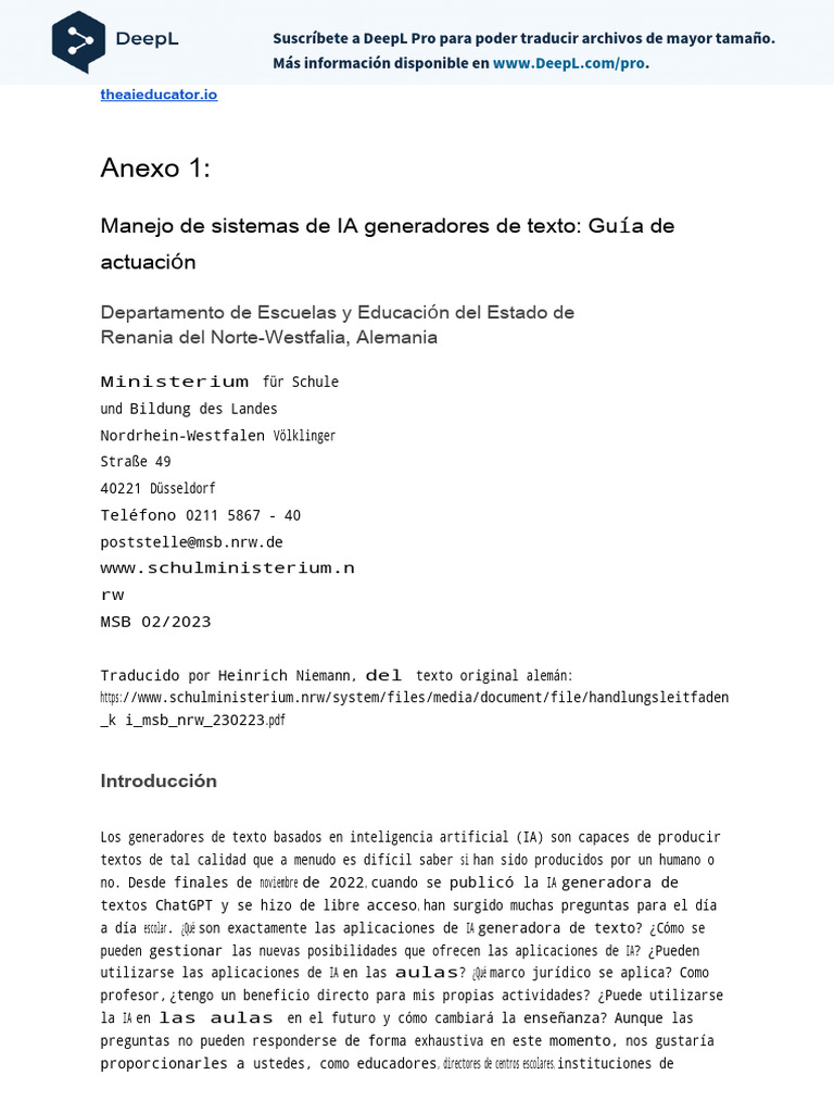 TAIC Appendix One Handling Text Generating AI Systems A Guide For | PDF ...