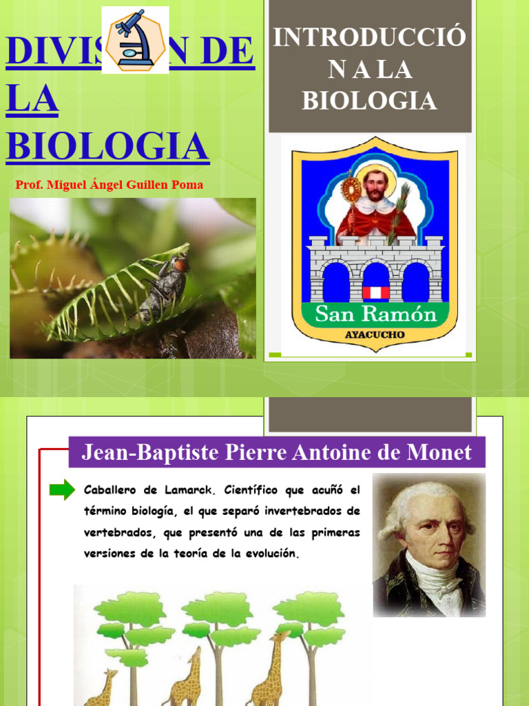 Introduccion A La Biologia | PDF