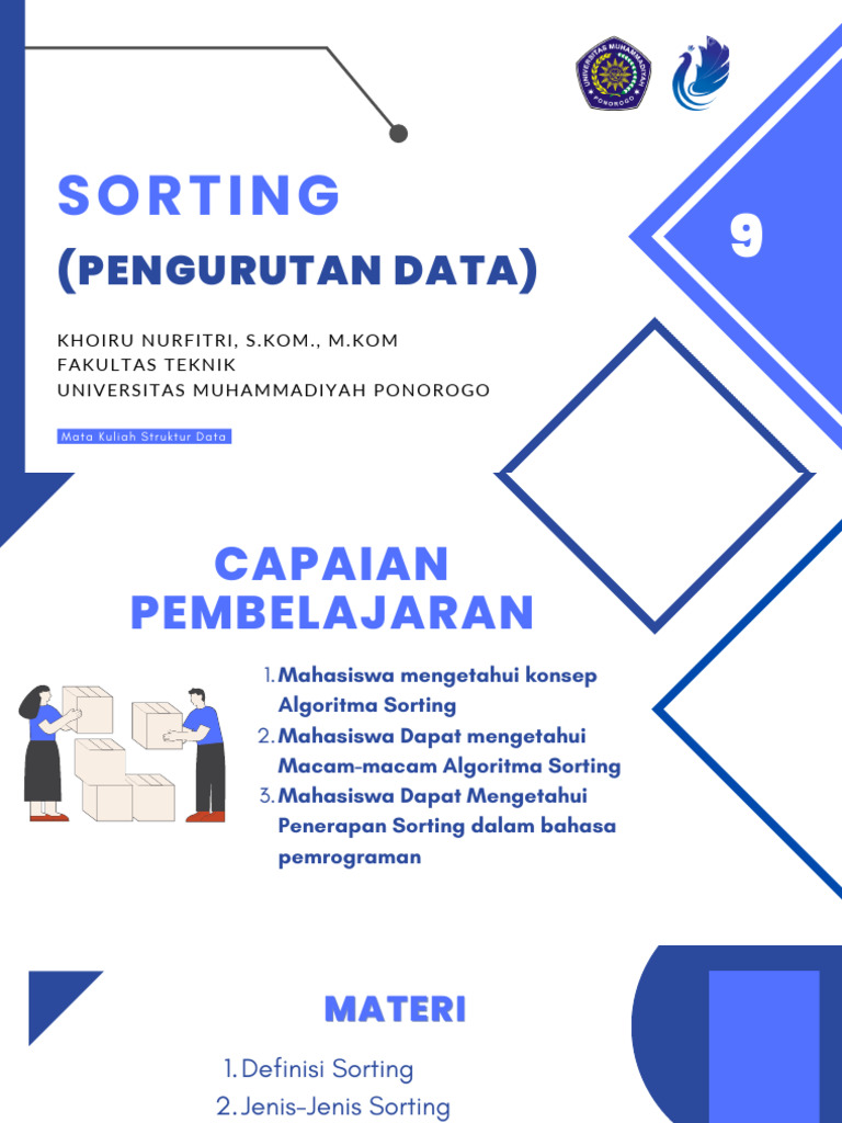 2 Sorting (Pertemuan Kedua) | PDF