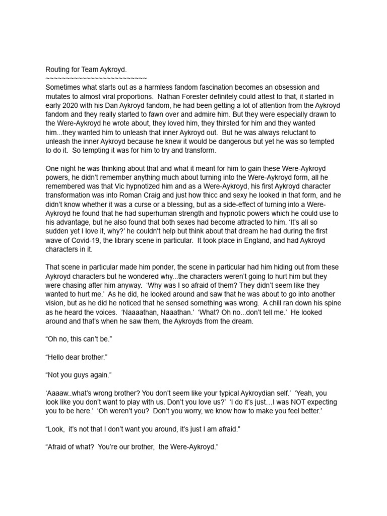 Routing For Team Aykroyd | PDF