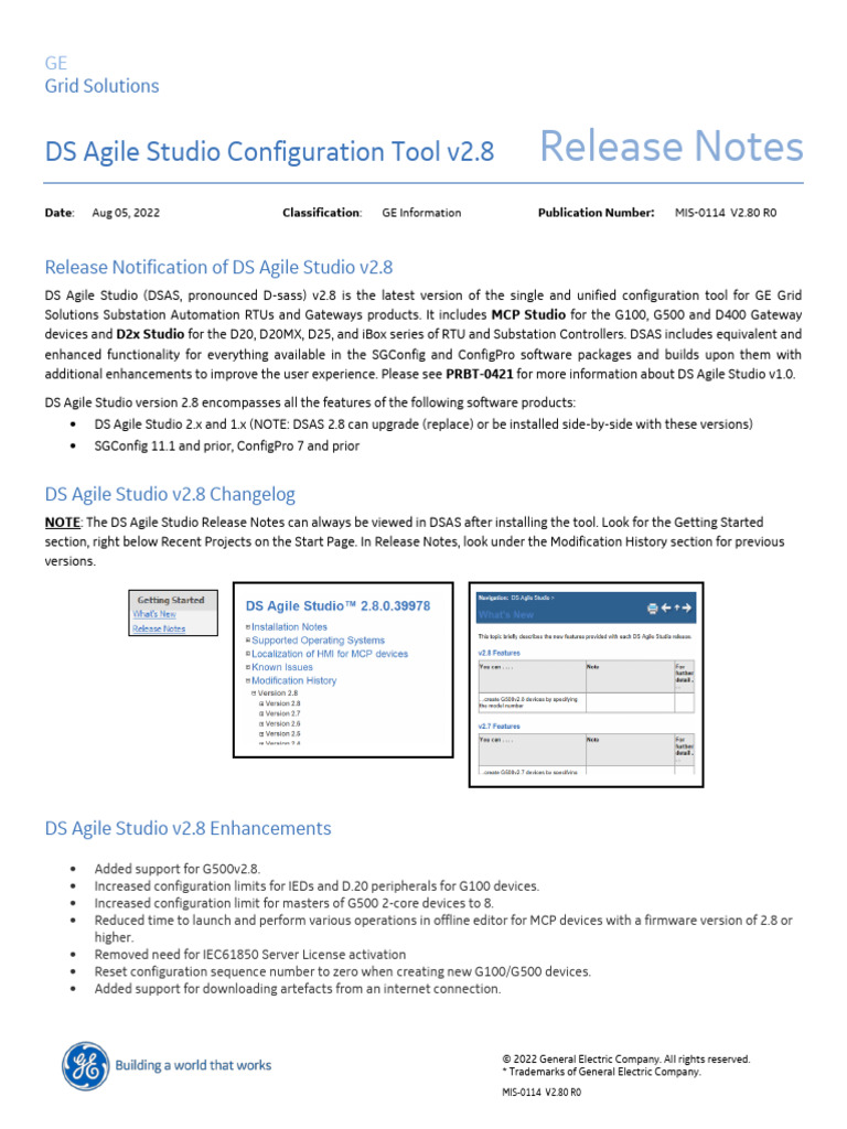 Mis-0114 Ds Agile Studio 2.8 Release Notes v280 r0 | PDF | Microsoft ...