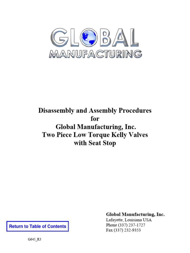 g645 Manual | PDF | Valve | Manufactured Goods