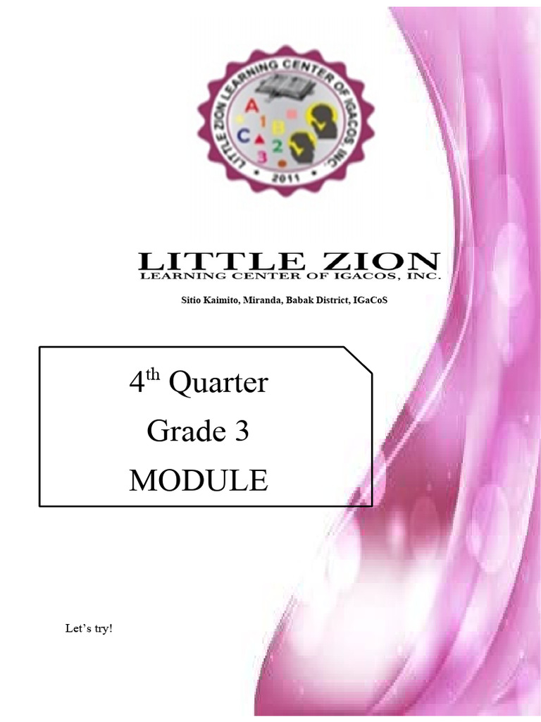Grade 3-Final Quarter | PDF | Numbers